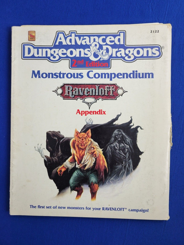 Monstrous Compendium Ravenloft Appendix - AD&D MC10 2122 | eBay