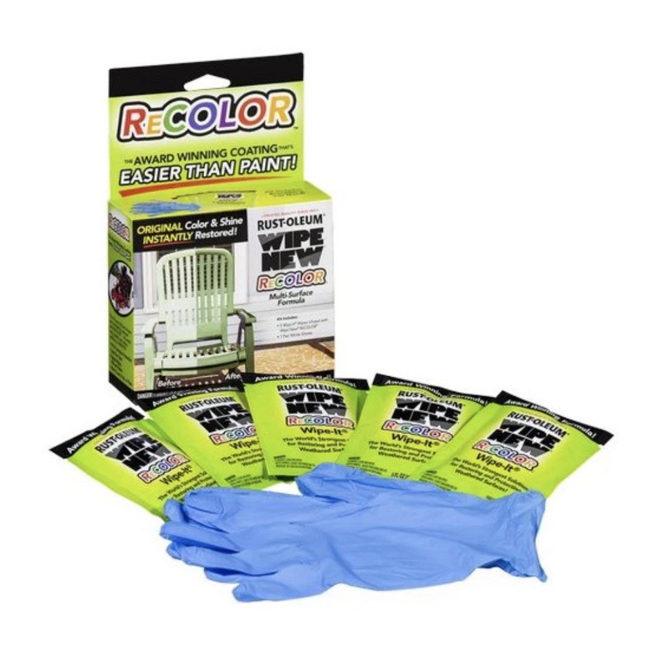 Rust-Oleum, Clear RRCAL Wipe New Multi-Surface Formula ReCOLOR Kit, 2 ...
