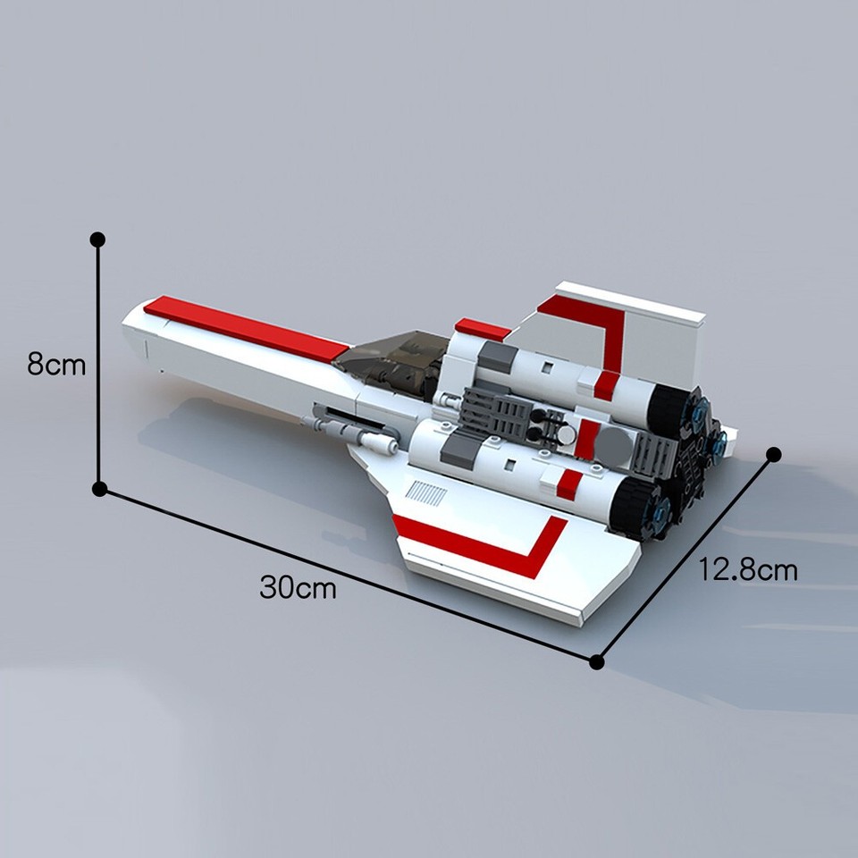 MOC: Colonial Viper MK1 Fighter Toys Set for Battlestar Galactica Good ...