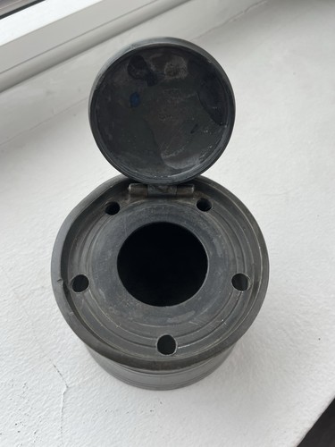 Victorian Ink Pot Pewter Inkwell England Rare Antique Circa 1850s | eBay