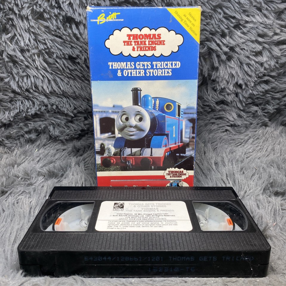 Thomas the Tank Engine & Friends - Thomas Gets Tricked VHS Tape 1992 ...