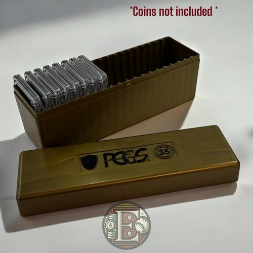 Official PCGS Storage Box for 20 Standard Slab Coin Holders - Gold 35 ...