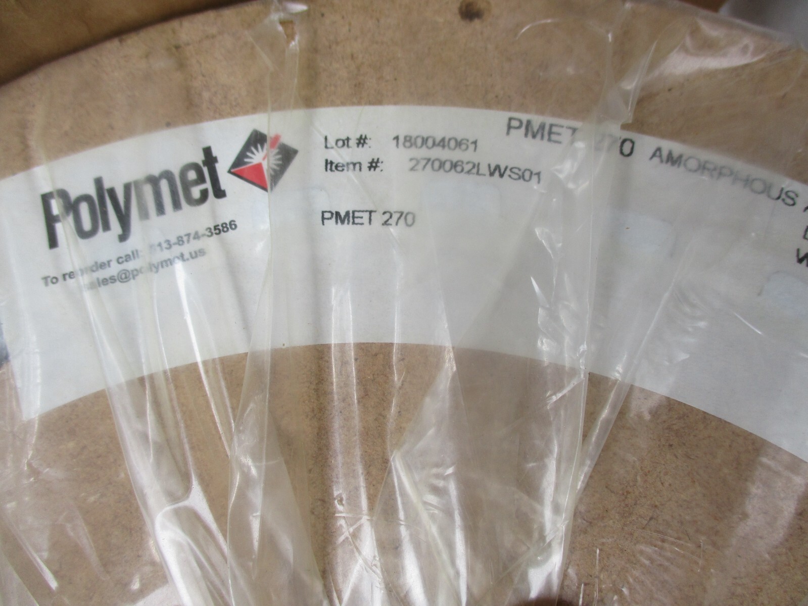 NEW 30LB. SPOOL 1/16'' Polymet PMET 270 AMORPHOUS ALLOY 270062LWS01 MIG ...