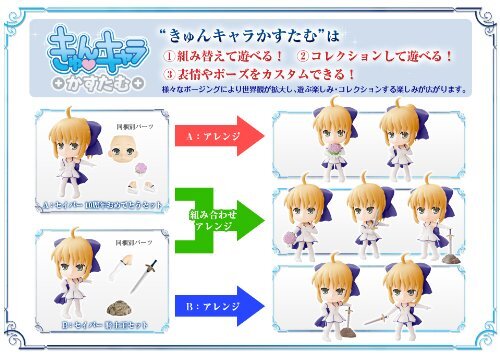 Fate/stay night Kyun Charactor Custom Type-Moon Saber Figure ...