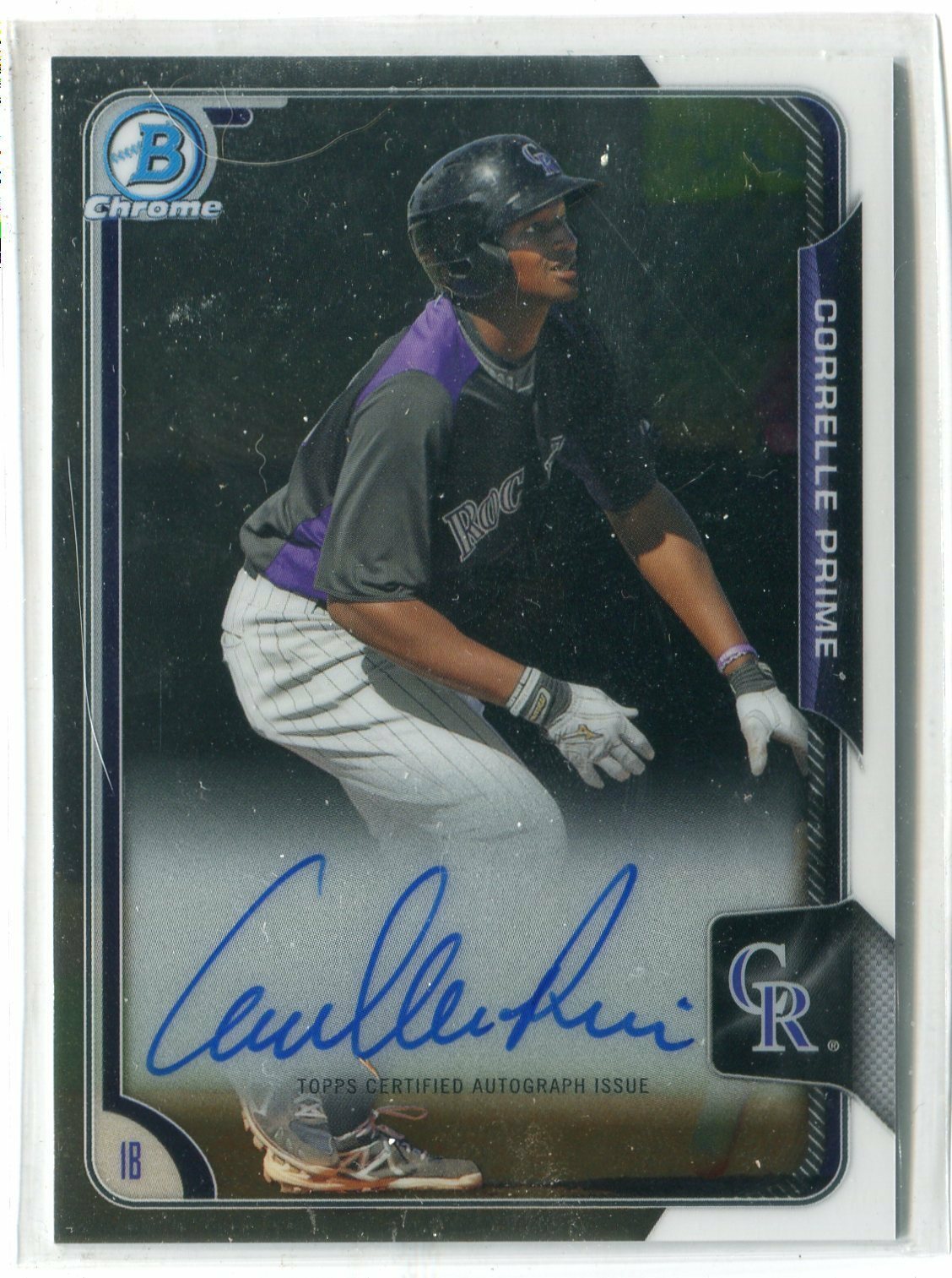2015 Bowman Chrome Correlle Prime AUTO AUTOGRAPH RC ROCKIES | eBay