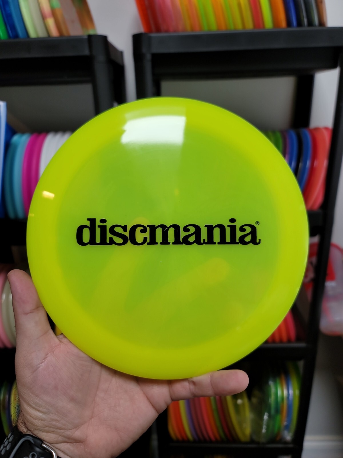 DISCMANIA Bar Stamp Yellow 173g EVOLUTION NEO ENIGMA Disc Golf Driver ...