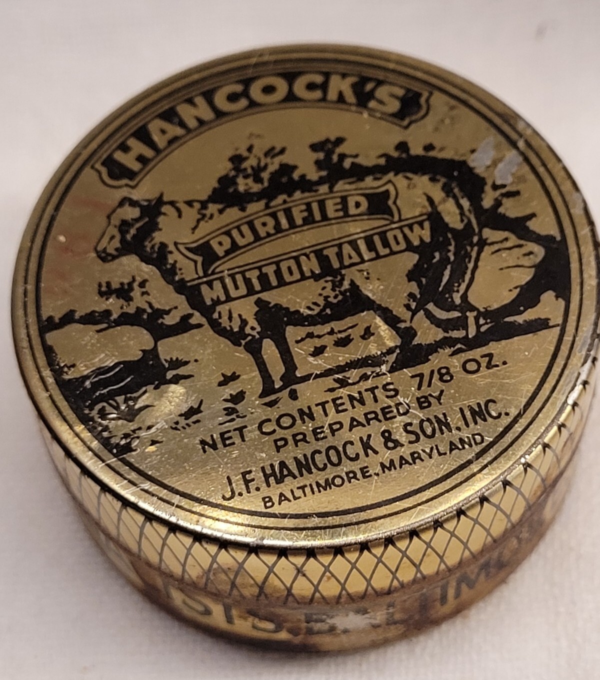 OLD ADVERTISING HANCOCK'S PURIFIED MUTTON TALLOW AWESOME SHEEP GRAPHICS ...