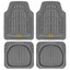 All Weather Car Floor Mats, Full Rubber Liner Set Includes Front Rear ...