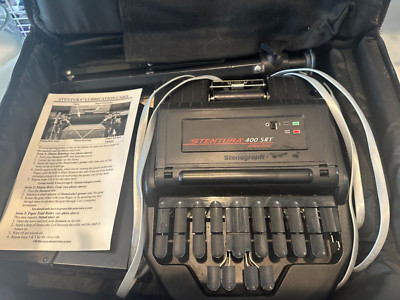 Stentura 400 SRT Stenograph Court Reporting Machine with Case & Try-Pod ...