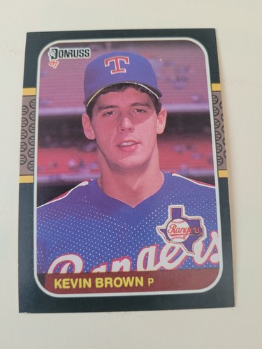 Kevin Brown Texas Rangers 1987 Donruss Rookie Card | eBay