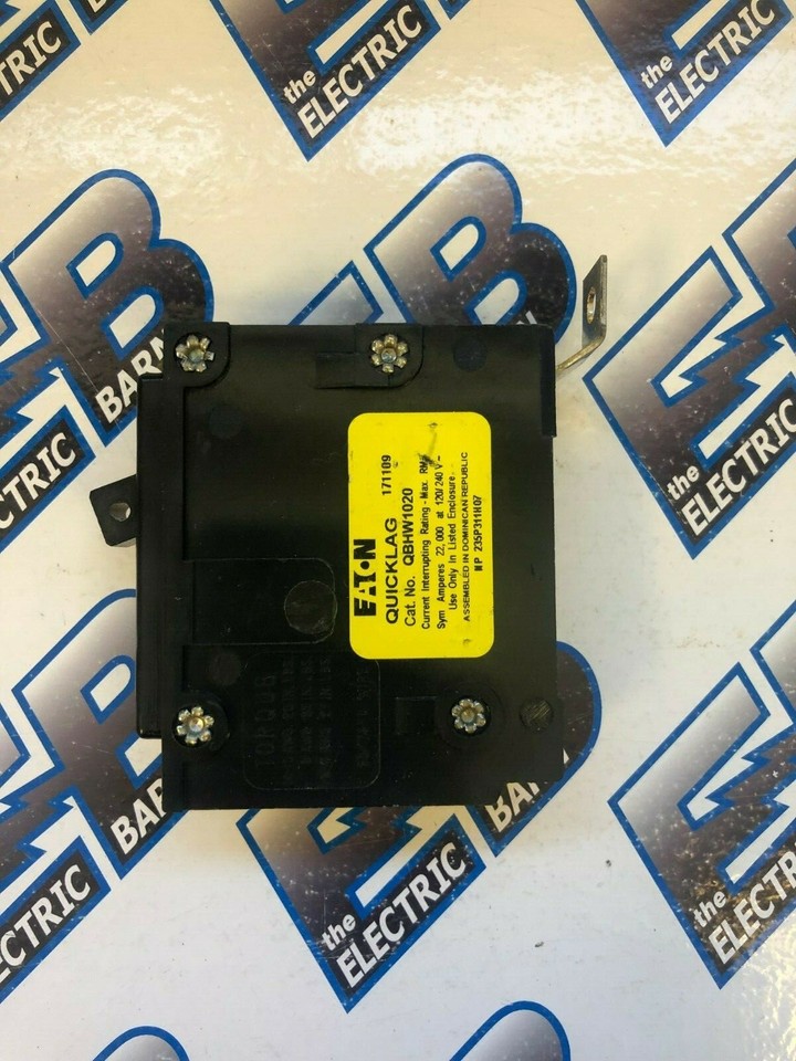 QBHW1020, CH, EATON, (1) 20 Amp, 120V, 1P, 22K, Circuit Breaker ...