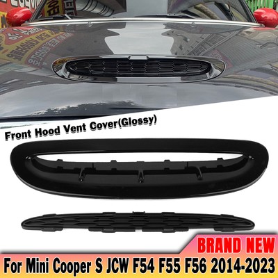 Black Hood Scoop Bonnet Vent Trim For Mini Cooper S JCW F54 F55 F56 14 ...