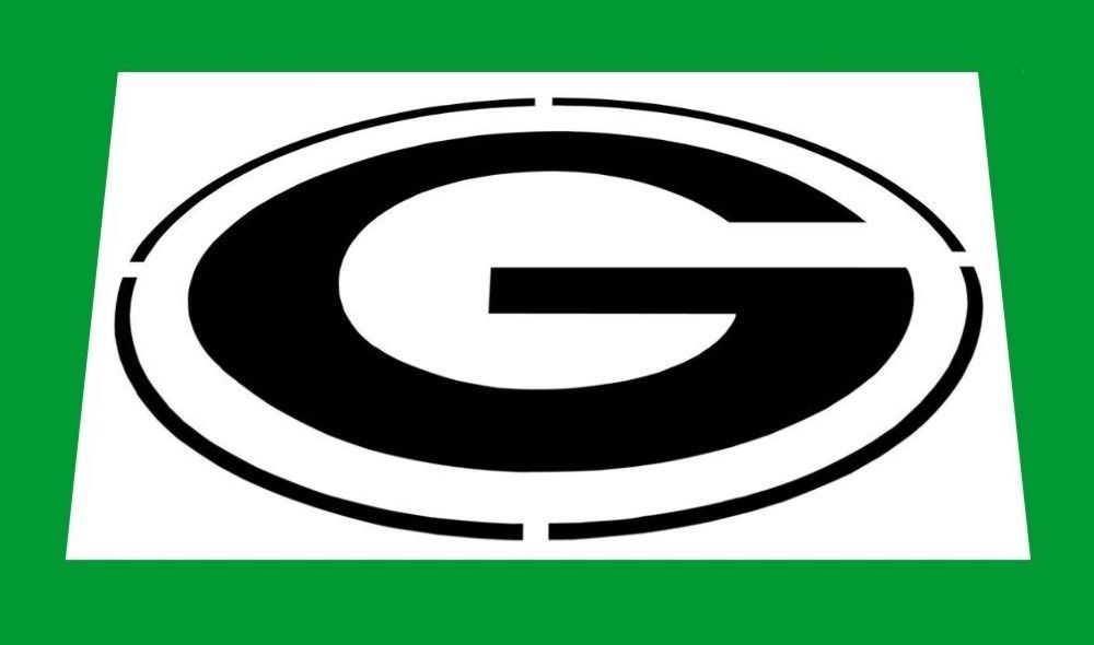Green Bay Packers Logo Stencil