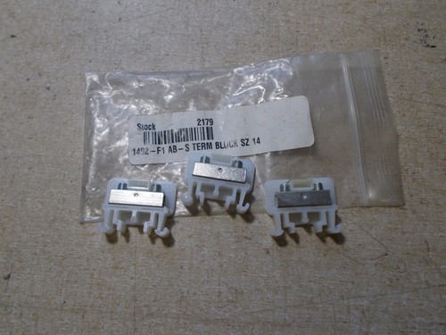 NEW Allen Bradley 1492-F1 AB-S Style F, Lot of 3 Terminal Block *FREE ...