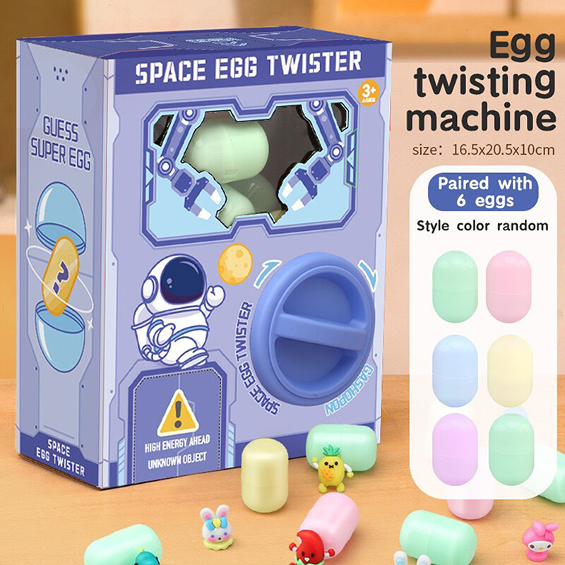 Children's Egg Catcher Child Fun Egg Twisting Machine Toys Cartoon ...