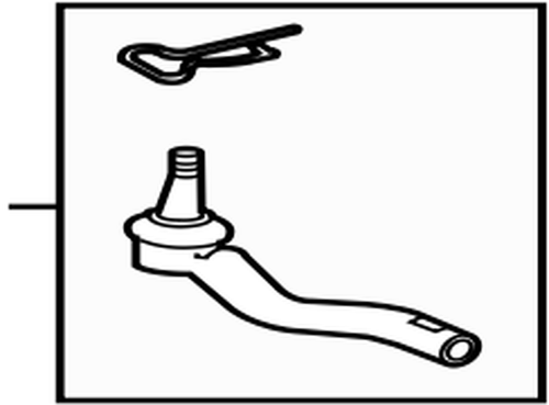 45470-59095 Toyota Rod assy, tie, lh 4547059095, New Genuine OEM Part ...