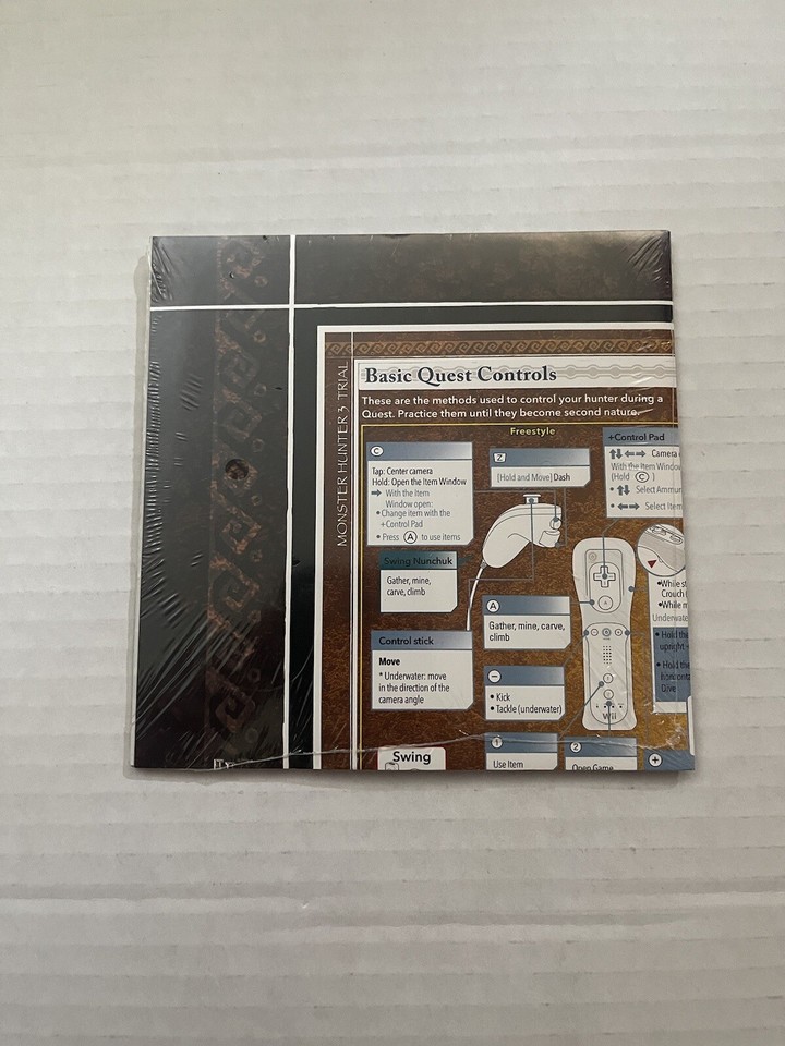 Wii Monster Hunter 3 Tri Capcom Demo Disk Sealed | eBay