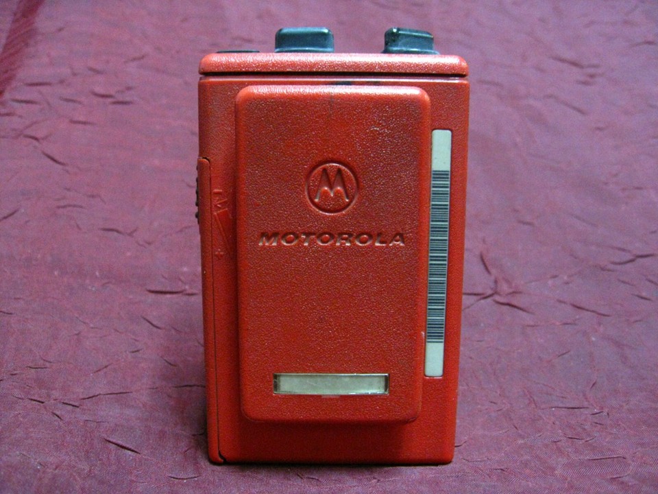 1 pc RED Vintage Motorola Minitor II - 2-Channel Emergency Fire ...