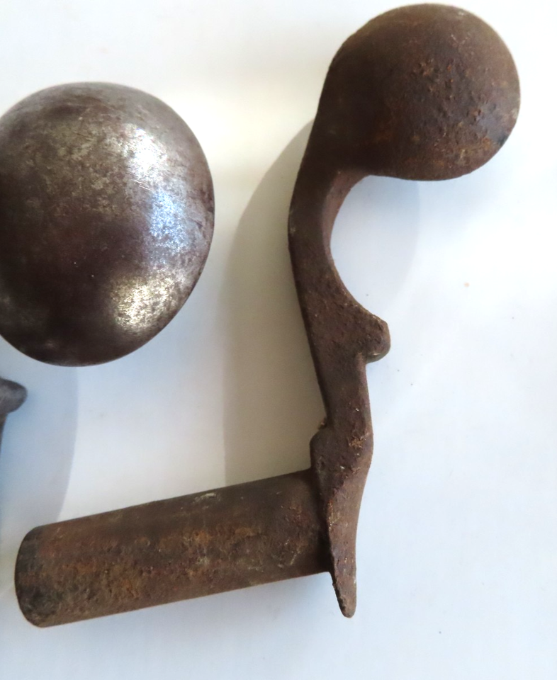 LOT OF 3 ANTIQUE DUTCH ELBOW LOCK HANDLE LATCH PARTS | eBay