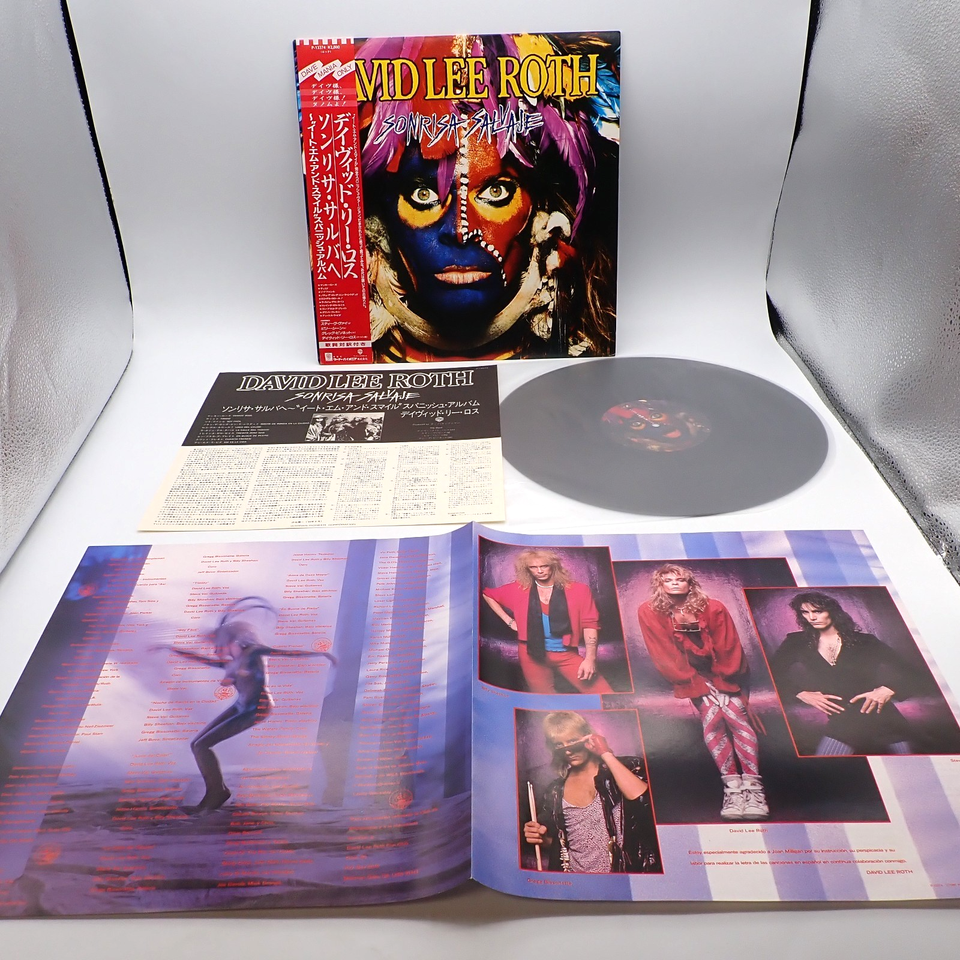David Lee Roth ‎– Sonrisa Salvaje Japan LP OBI VINYL P-13374 Spanish ...