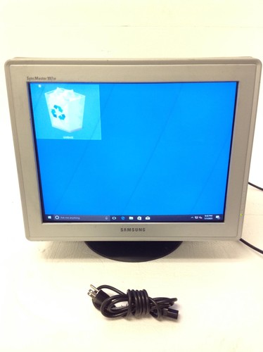 Samsung SyncMaster 997DF 18" CRT Monitor Gray – Tested – w/ Stand ...