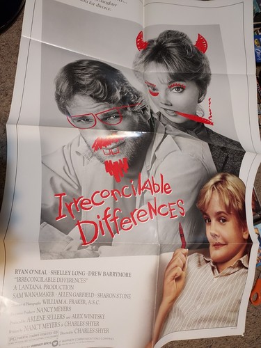 1984 IRRECONCILABLE DIFFERENCES movie poster DREW BARRYMORE SHELLEY ...