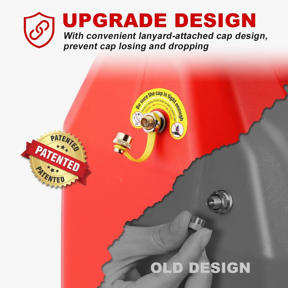 Magicfour Fuel Gas Can Vent Caps 6 Pack Fuel Gas Tank Vent Caps Gas Can ...