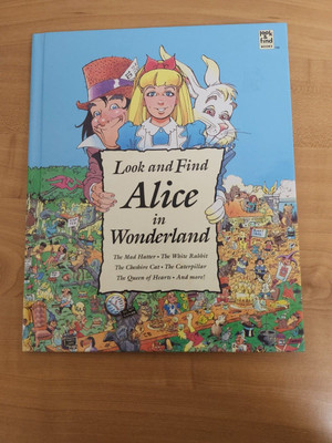 Vintage Look And Find Alice in Wonderland Hardcover Book 1993 | eBay