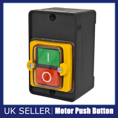 Motor Push Button Drill Switch Machine WaterProof ON/OFF for 10A 380V ...