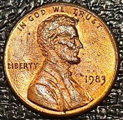1983 DOUBLED DIE REVERSE LINCOLN MEMORIAL CENT DOUBLE PENNY 1C DDR ...