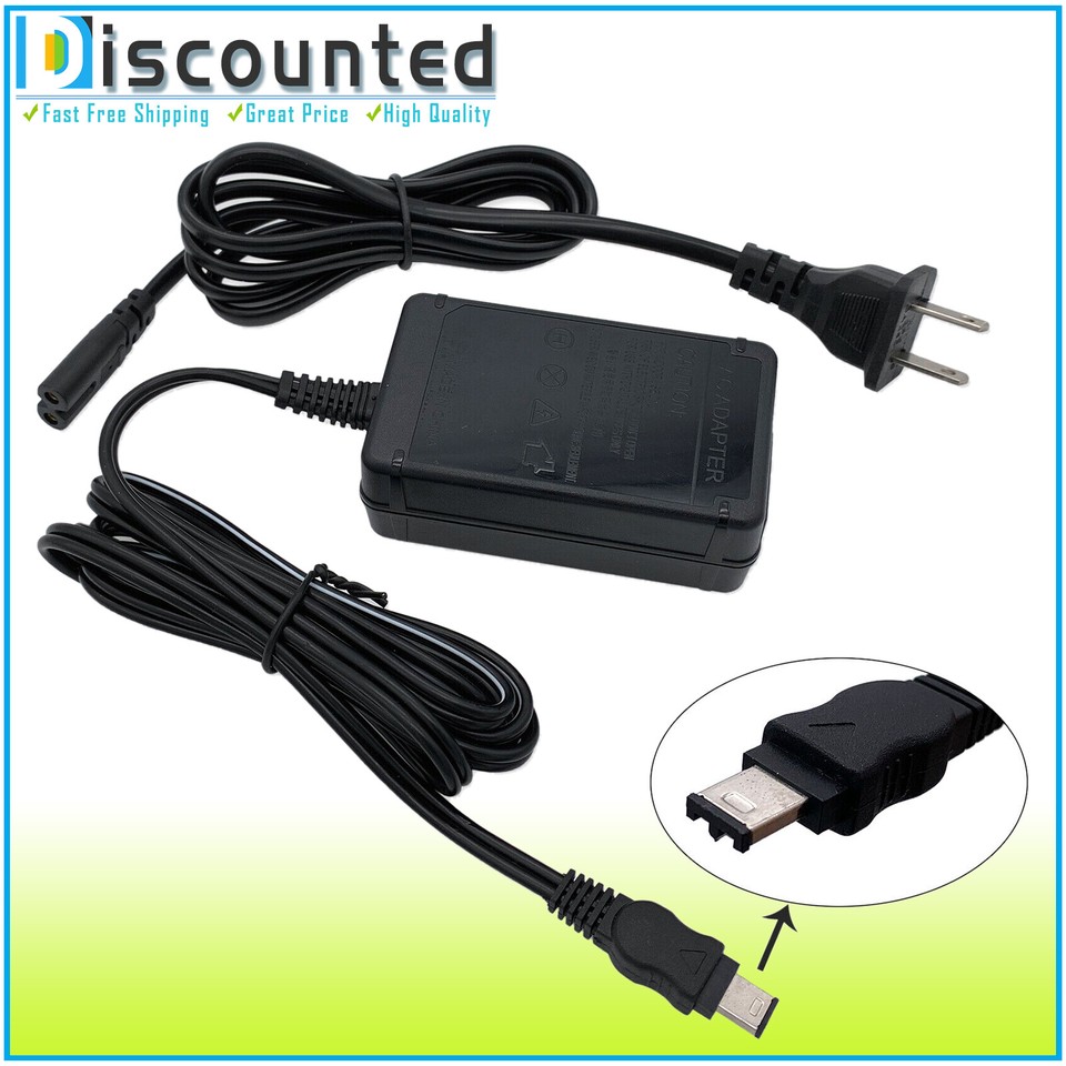 AC Power Adapter Charger Cord For Sony HandyCam DCR-TRV27 DCR-TRV250 ...