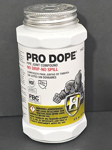15420 Hercules 1/2-Pint Pro Dope Thread Sealant Compound, Case ...