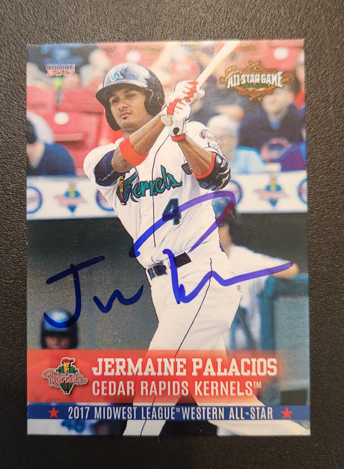 Jermaine Palacios Signed 2017 Midwest League All Star Card Minnesota ...