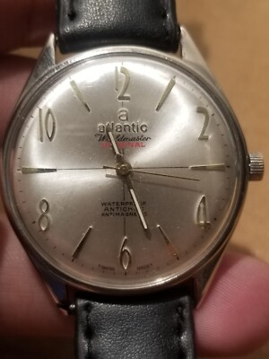 1960'S VINTAGE ATLANTIC WORLDMASTER ORIGINAL WATCH White MANUAL | eBay