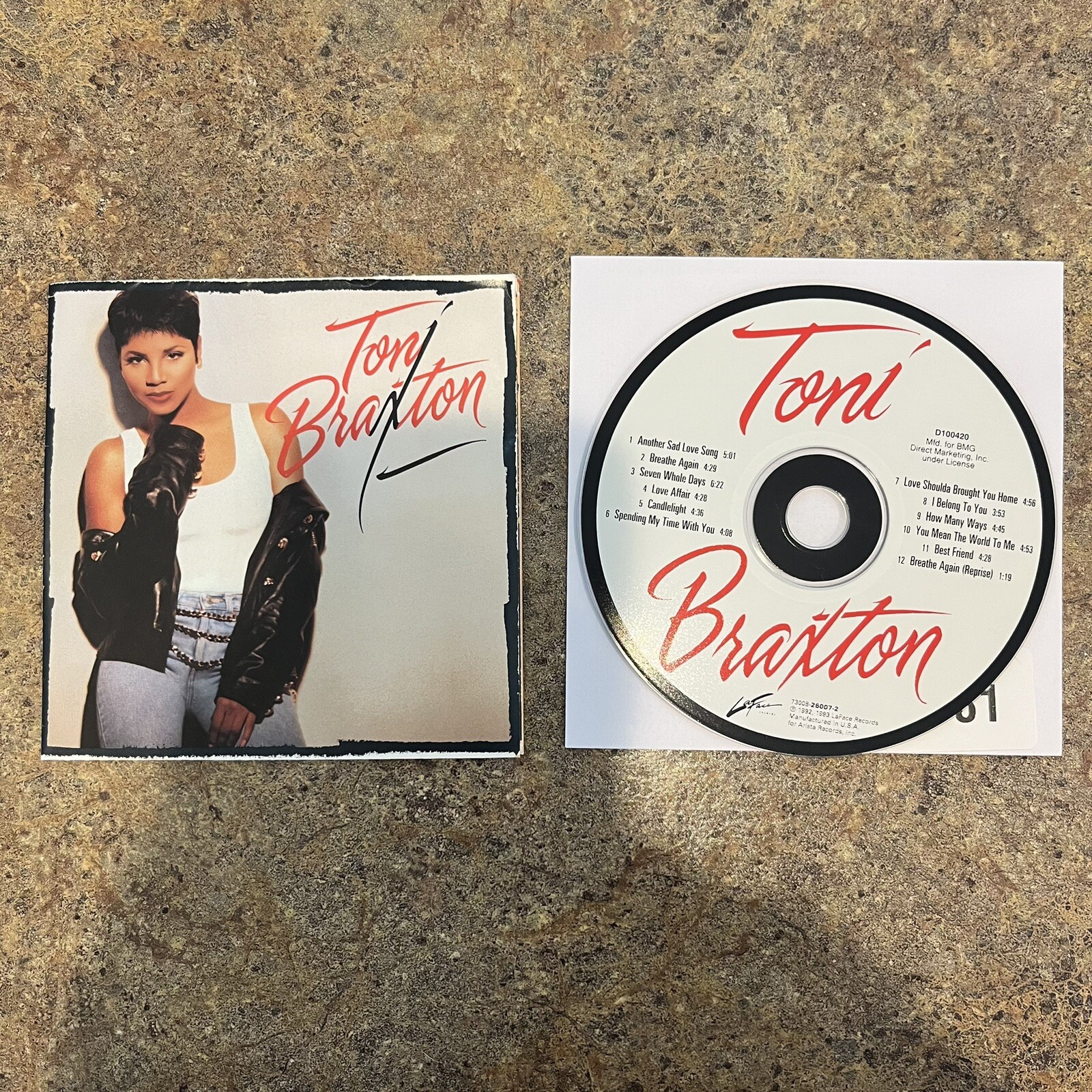 Toni Braxton by Toni Braxton (CD, 1993, LaFace Records) 886919867022| eBay