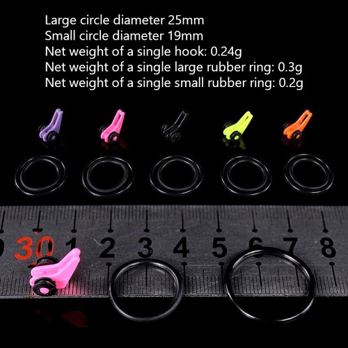 Plastic Fishing Hook Secure Keeper Holder Lure Accessories Jig Hooks ...