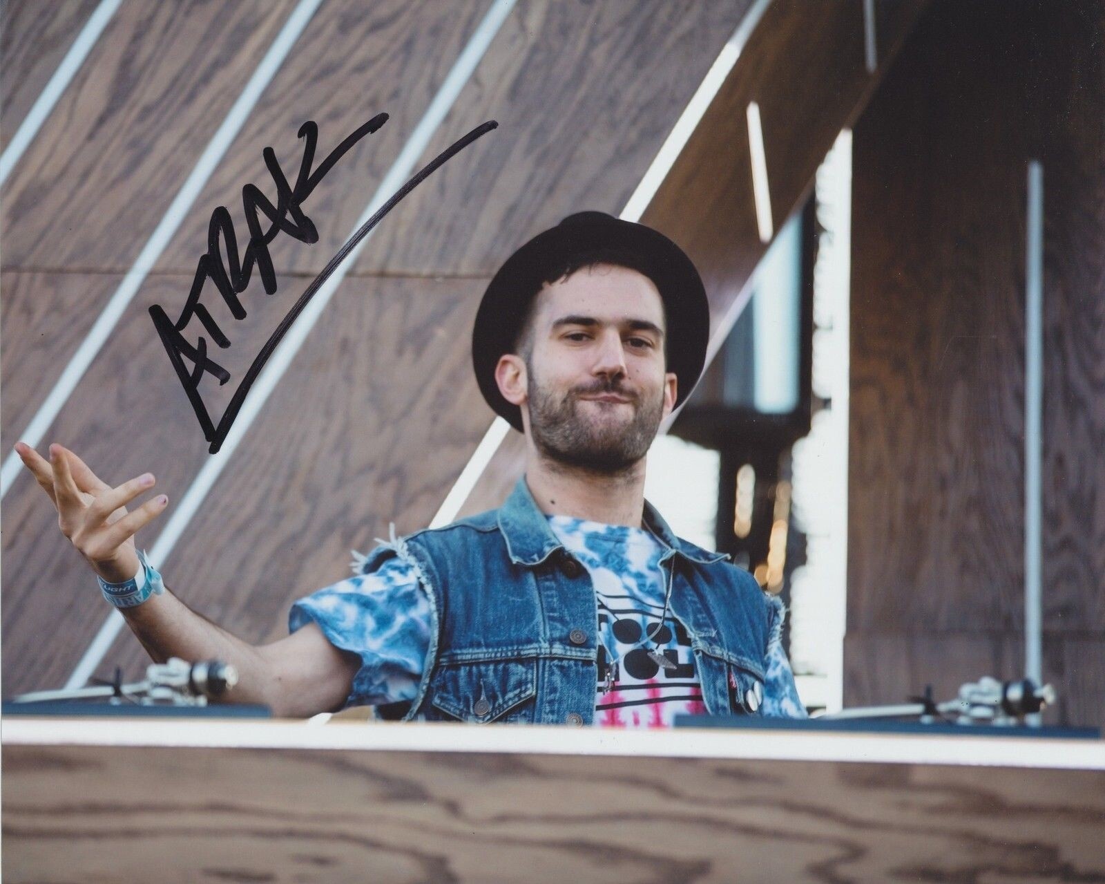 A-TRAK SIGNED 8X10 PHOTO ALAIN MACKLOVITCH 2 | eBay