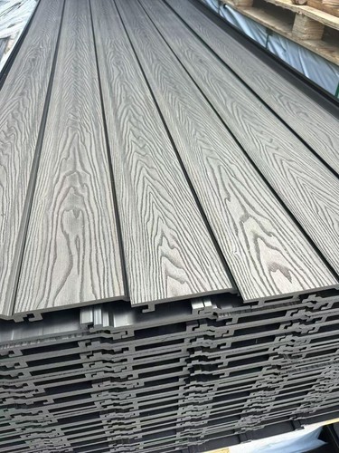 Grey Black Woodgrain Composite Wall Cladding External Embossed SAMPLE ...