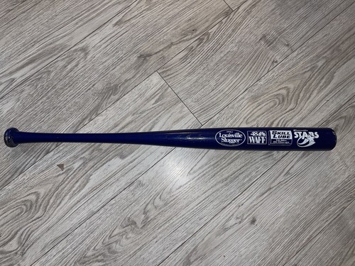 Vintage Louisville Slugger Huntsville Stars Wooden Blue Baseball Bat ...
