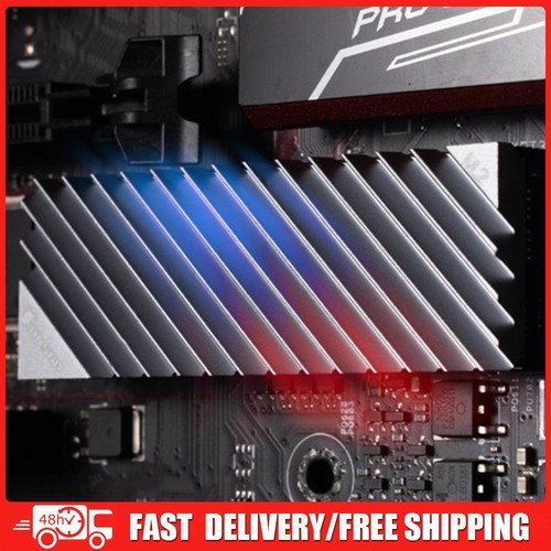 SSD Hard Disk Heat Sink Aluminum Heat Dissipation Fin with Thermal Pad ...