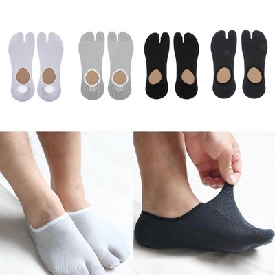 1 Pair of Socks Men\\\'s Toes Cotton 2-finger Socks | eBay Australia