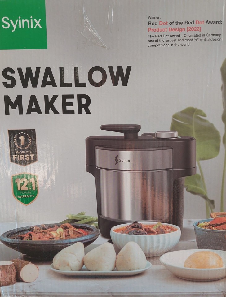 Syinix Automatic Swallow Maker &Pounding Yam Machine 5 Litres capacity ...
