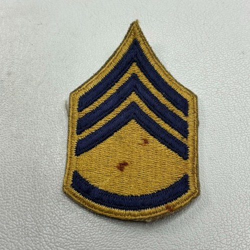 HAS STAIN!THOUGHT TO BE COMBAT STAFF SERGEANT Patch T063 | eBay