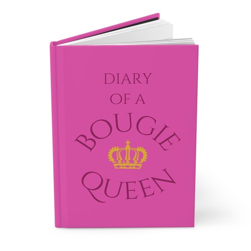 Daily Diary, Pink Daily Diary, Bougie Queen Hardcover Lined Diary ...