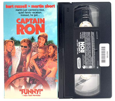 Captain Ron (1992) VHS Tape - Comedy - Kurt Russell - Martin Short ...