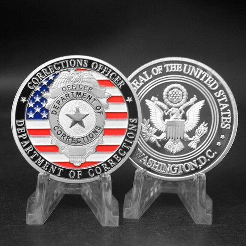 Corrections Officer Commemorative Challenge Coin Art Department of ...