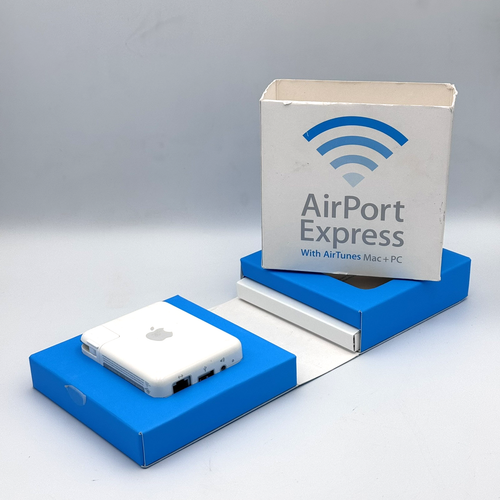 Apple Airport Express Base Station With AirTunes Mac + PC A1084 M9470LL ...