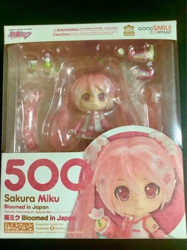 NEW Nendoroid 500 Sakura Miku Hatsune Bloomed in Japan Figure Good ...