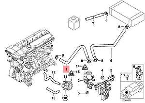 NEW BMW 3 E46 1.6I WATER VALVE HOSE PIPE 64218378368 OEM | eBay