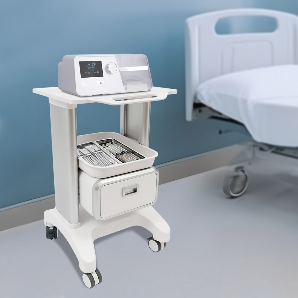 Medical Rolling Tool Trolley Mobile Cosmetic Instruments Cart w/ Wheels ...